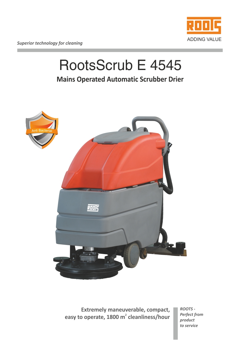 Scrubber Machine Floor Cleaning | Floor Cleaning Machines India - Roots