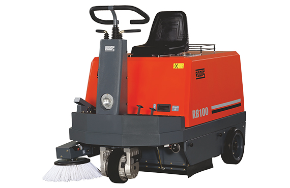 Battery Operated Ride-on Sweeper | Roots Multiclean