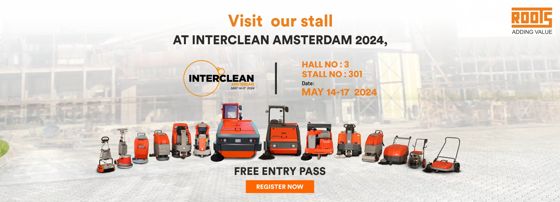 Industrial, Commercial Cleaning Equipment Manufacturer | Roots ...